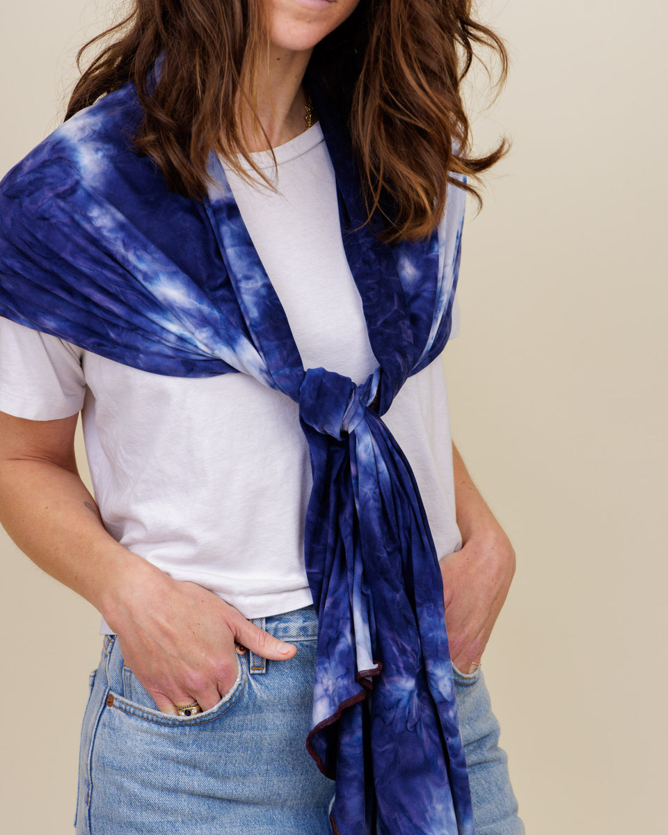 Handmade Indigo Soul Scarf | Shop Unique Scarves & Wraps – Late Sunday ...